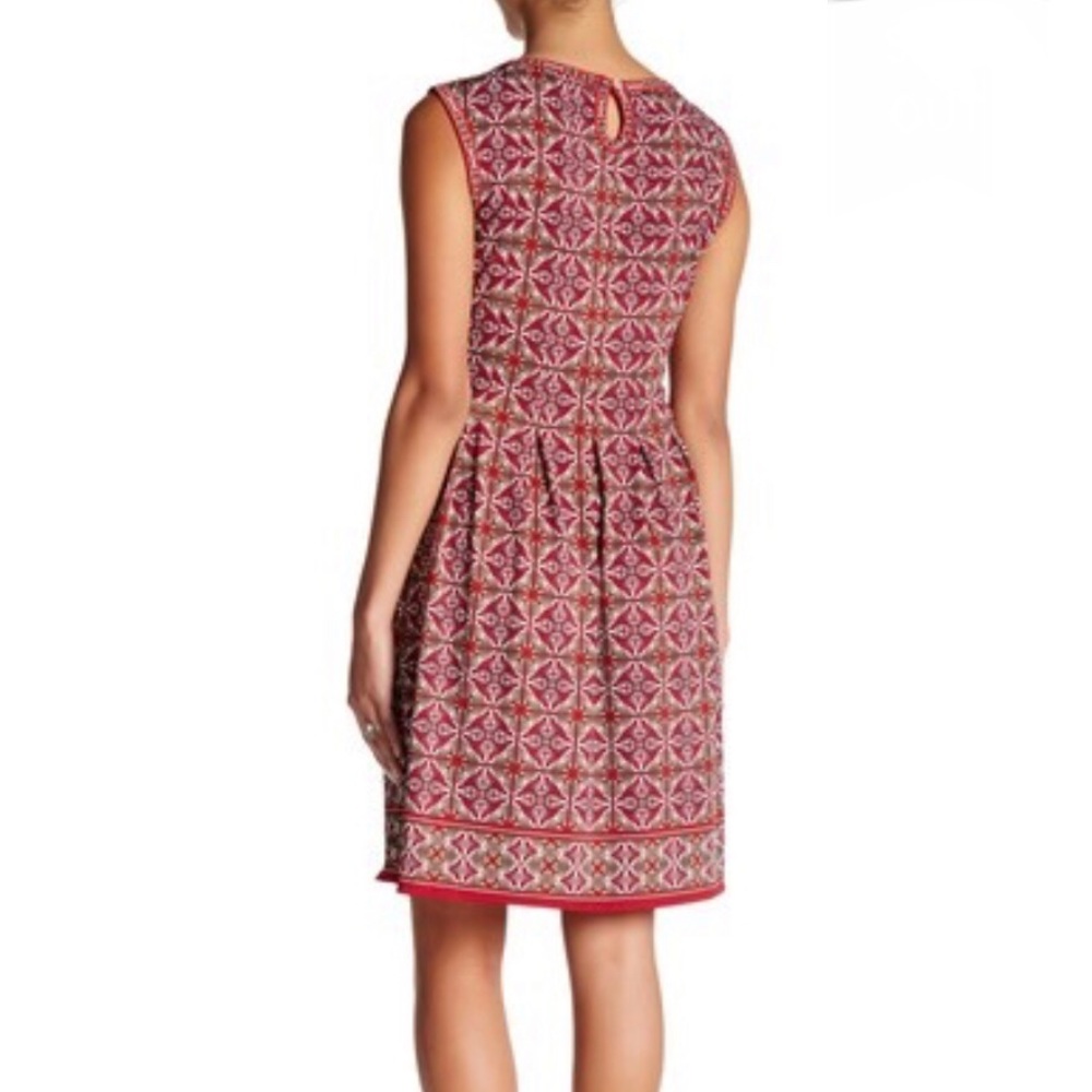Max Studio Sleeveless Fit And Flare Dress - Gem